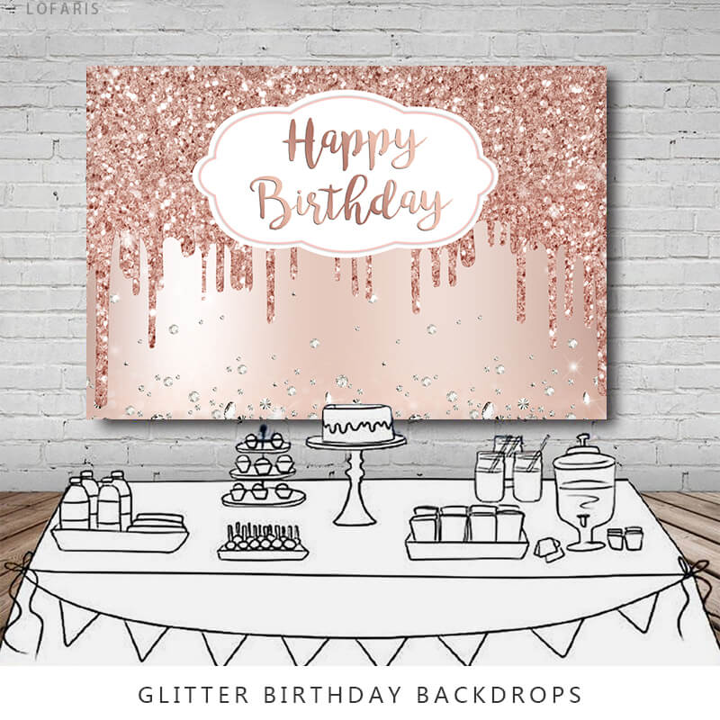 Make Your Birthday Shiny with Glitter Backdrops - Lofaris UK