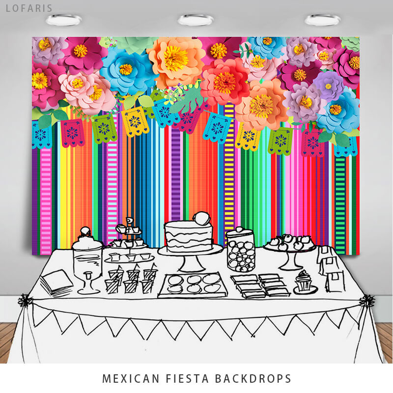 Mexican Fiesta Backdrops for photography